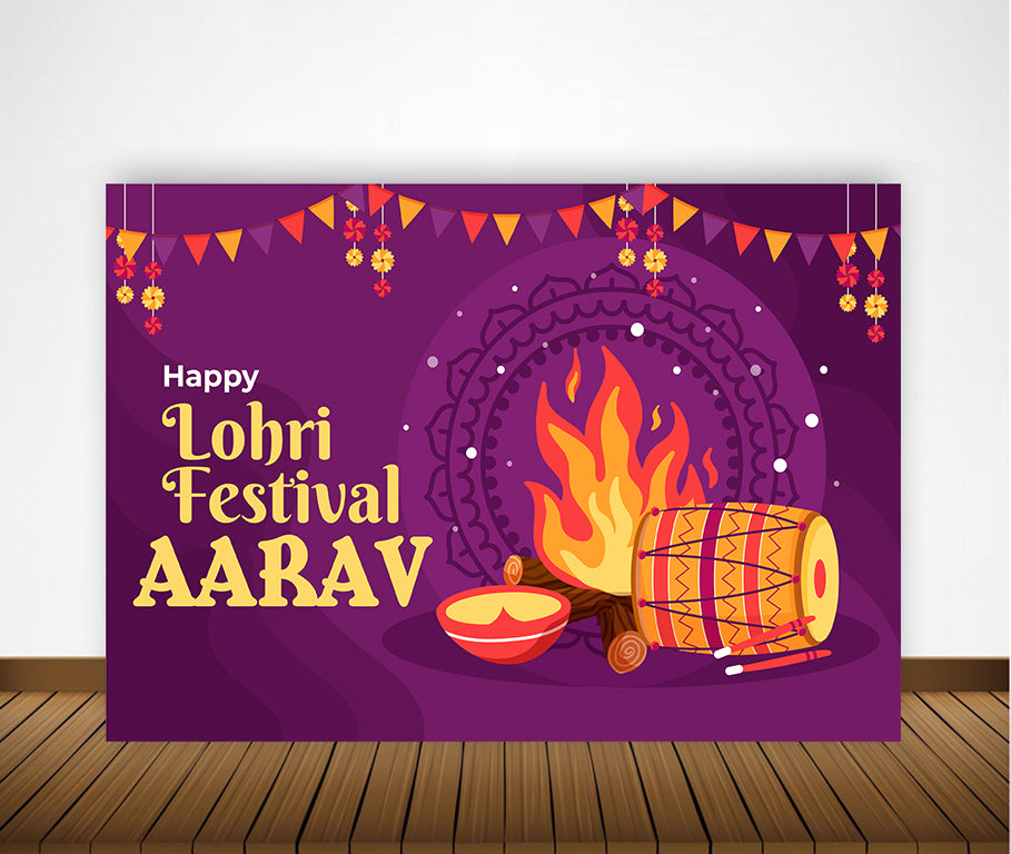 Buy Lohri Party Backdrop Party Supplies Thememyparty Theme My Party
