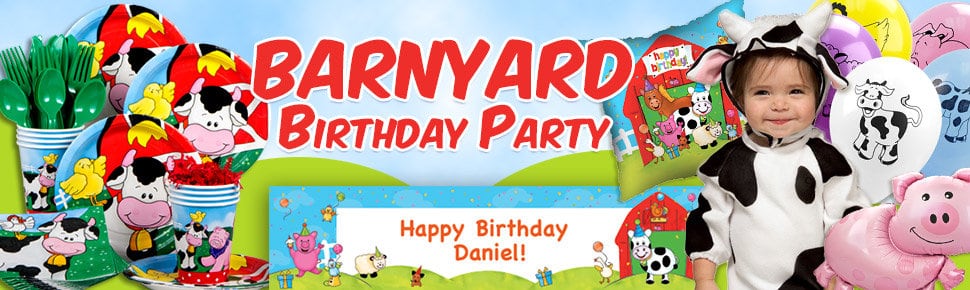 Barnyard Theme Birthday Decoration – Theme My Party